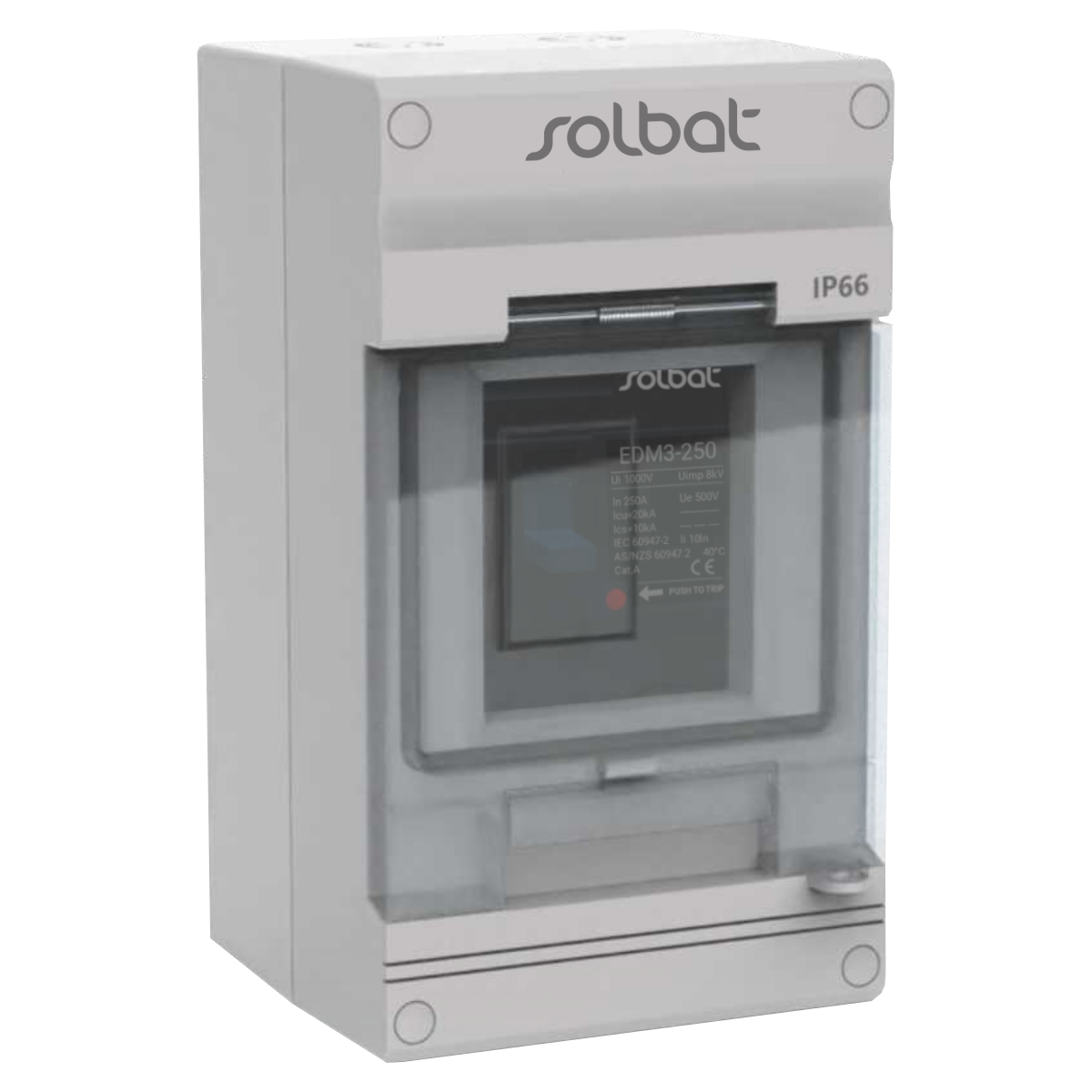 Zabezpieczenie MCCB Solbat EDM3-250 24VDC z wyzwalaczem | Akcesoria \ Zabezpieczenia obwodowe